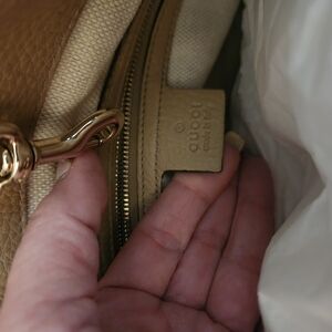 Gucci | Bags | Gucci Tan Leather Shoulder Bag Authentic | Poshmark